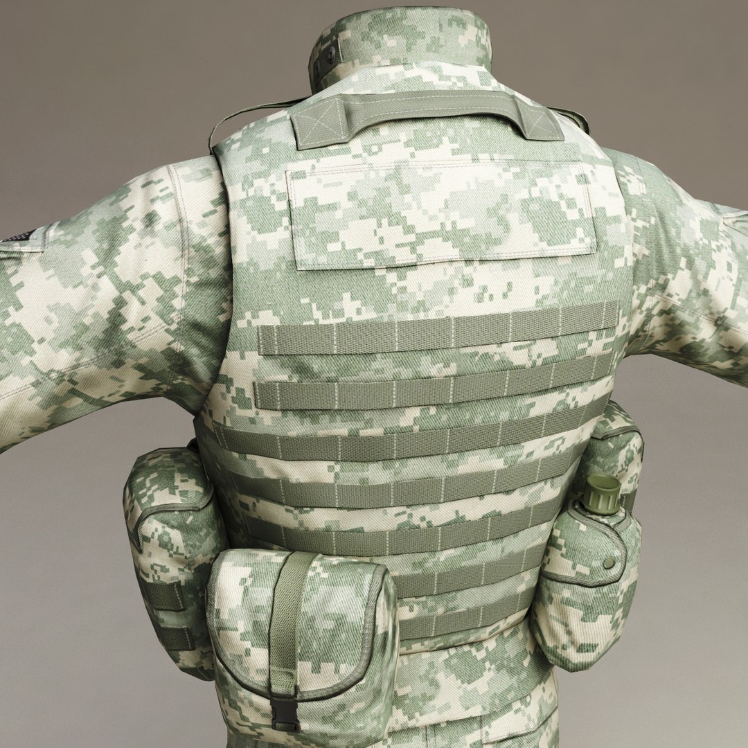 Maya Soldier Clothes V3