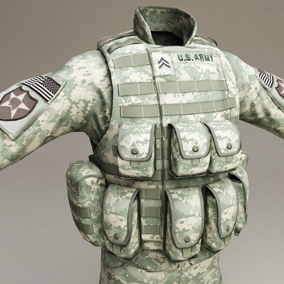 Maya Soldier Clothes V3