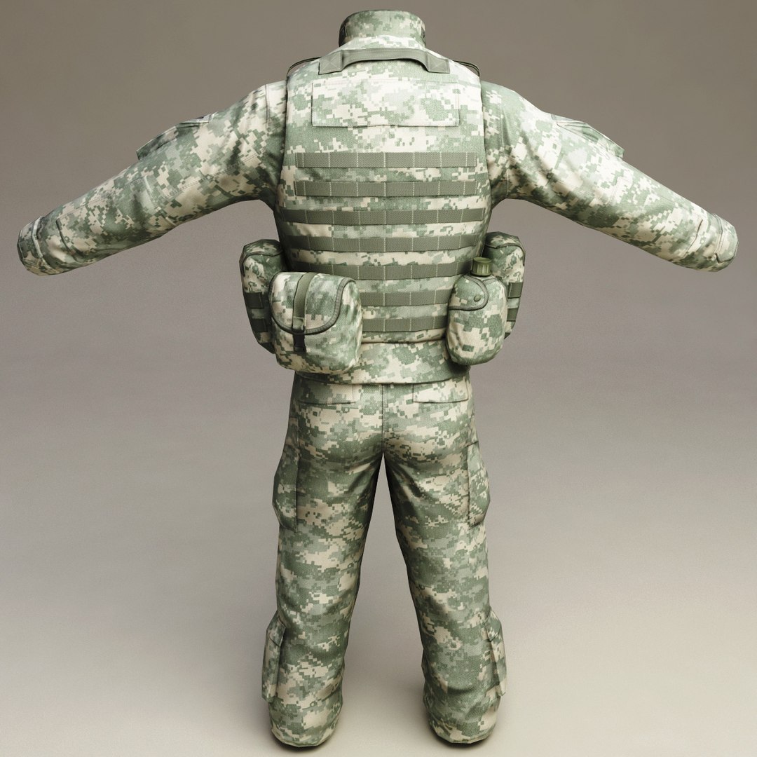 Maya Soldier Clothes V3