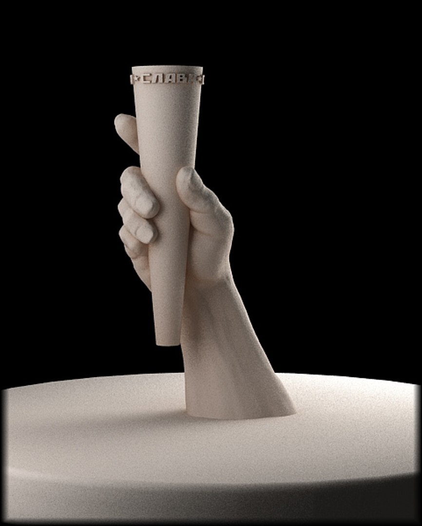 Torch Sculpture Monument Max Free