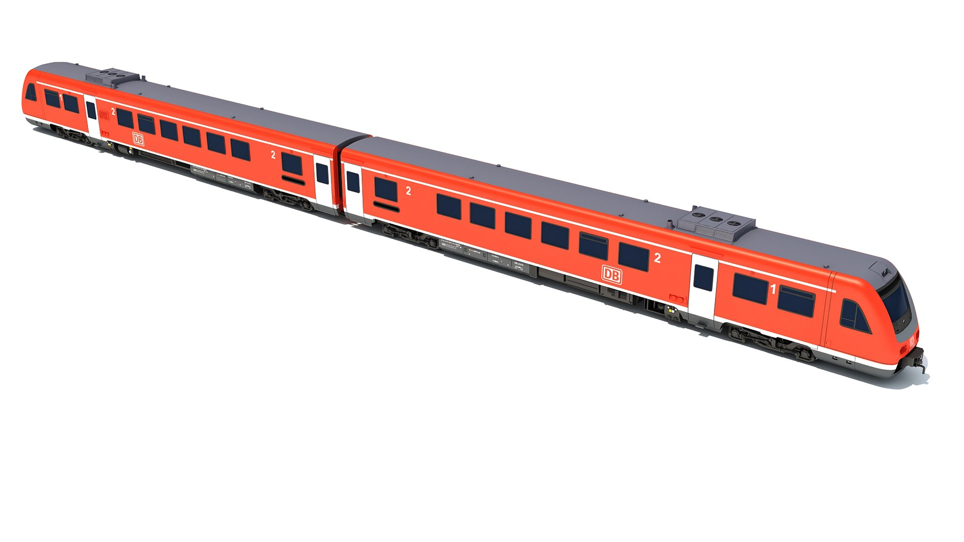 3D Train Db Model - TurboSquid 1681337