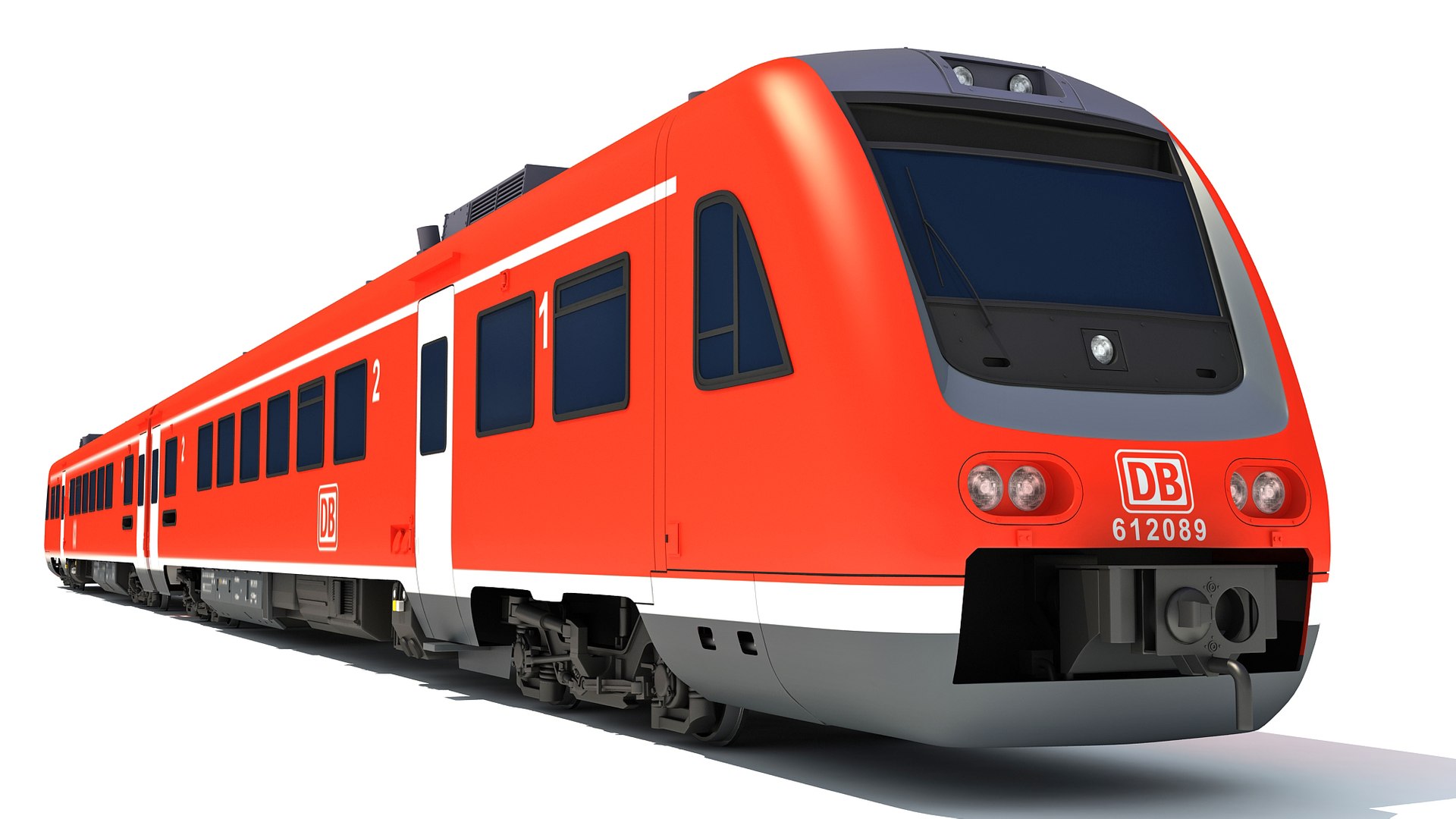 3D Train Db Model - TurboSquid 1681337