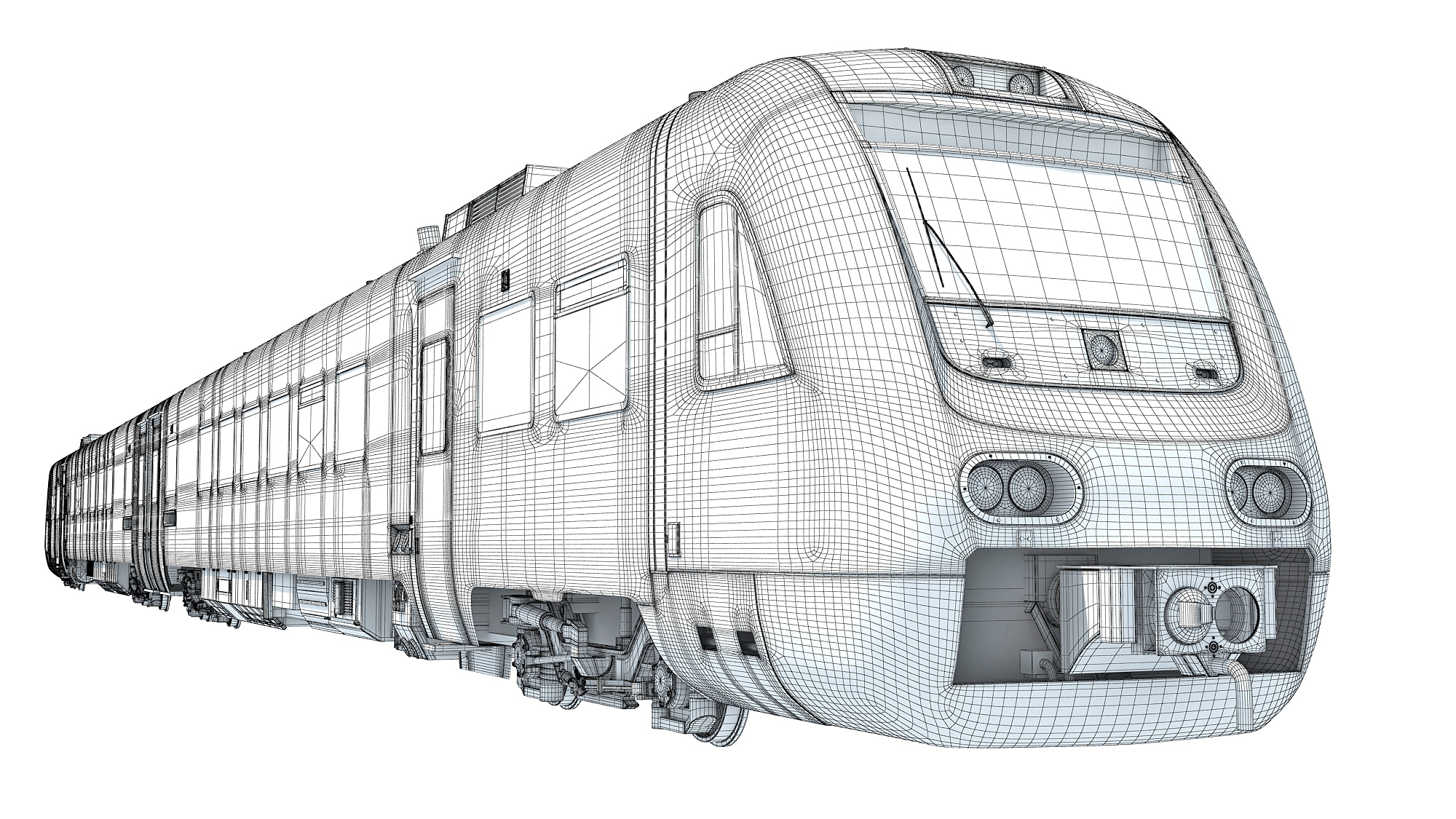 3D train db model - TurboSquid 1681337