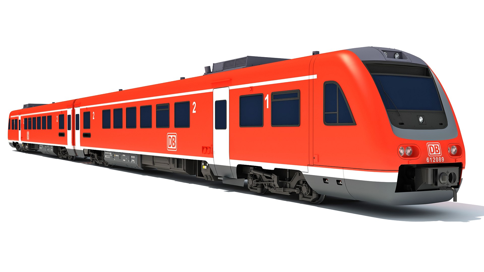 3D Train Db Model - TurboSquid 1681337