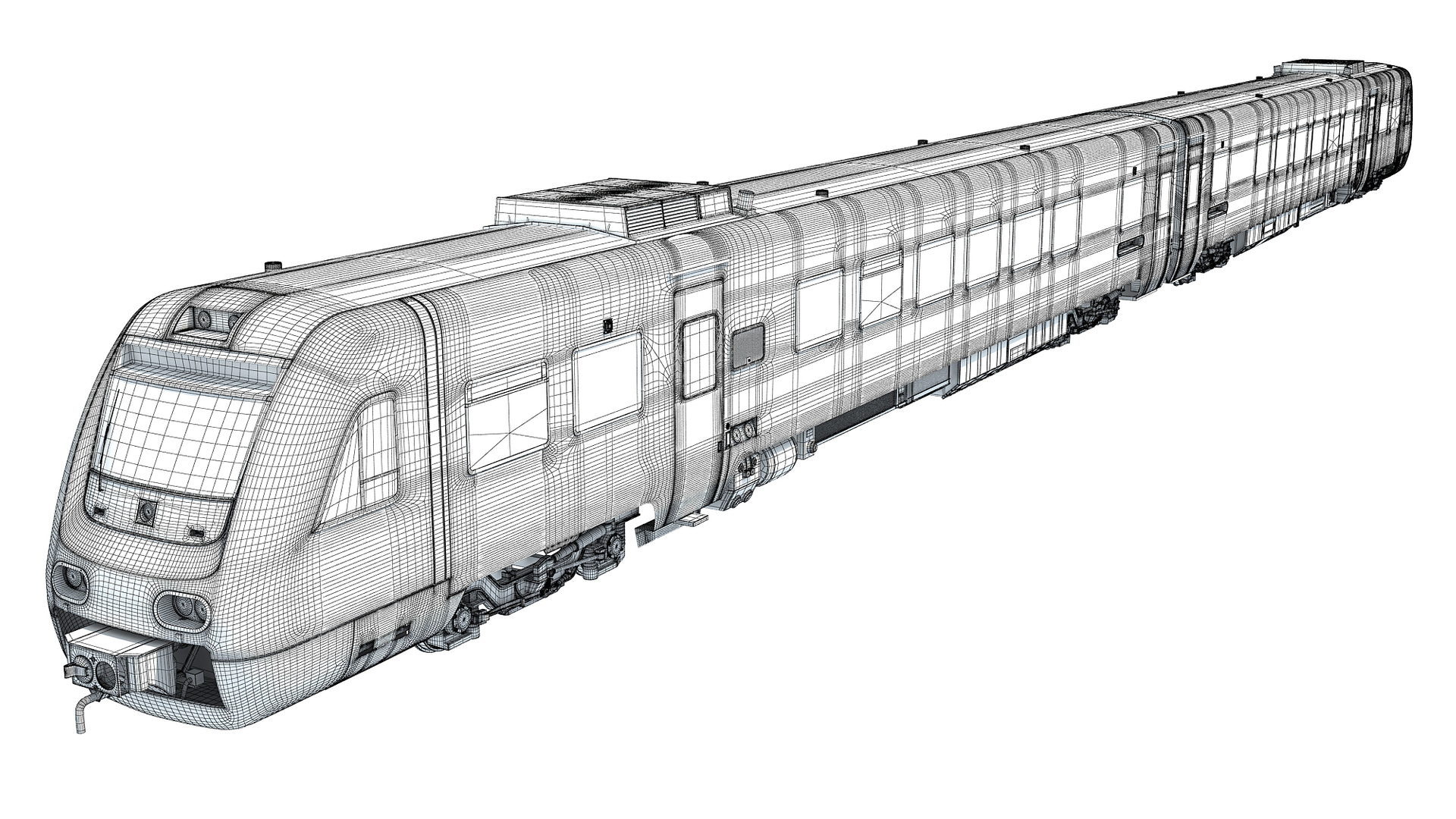 3D train db model - TurboSquid 1681337