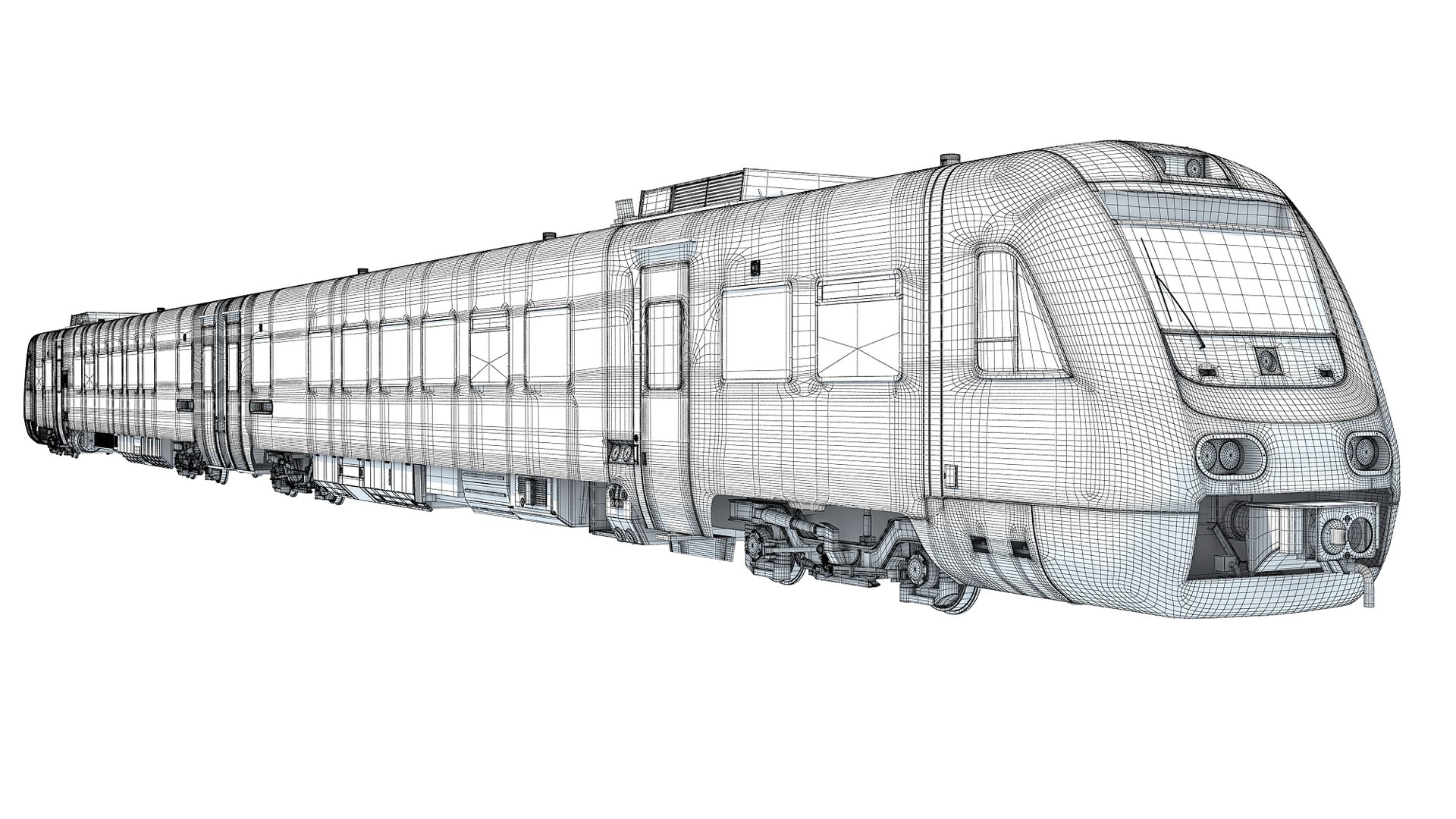 3D Train Db Model - TurboSquid 1681337