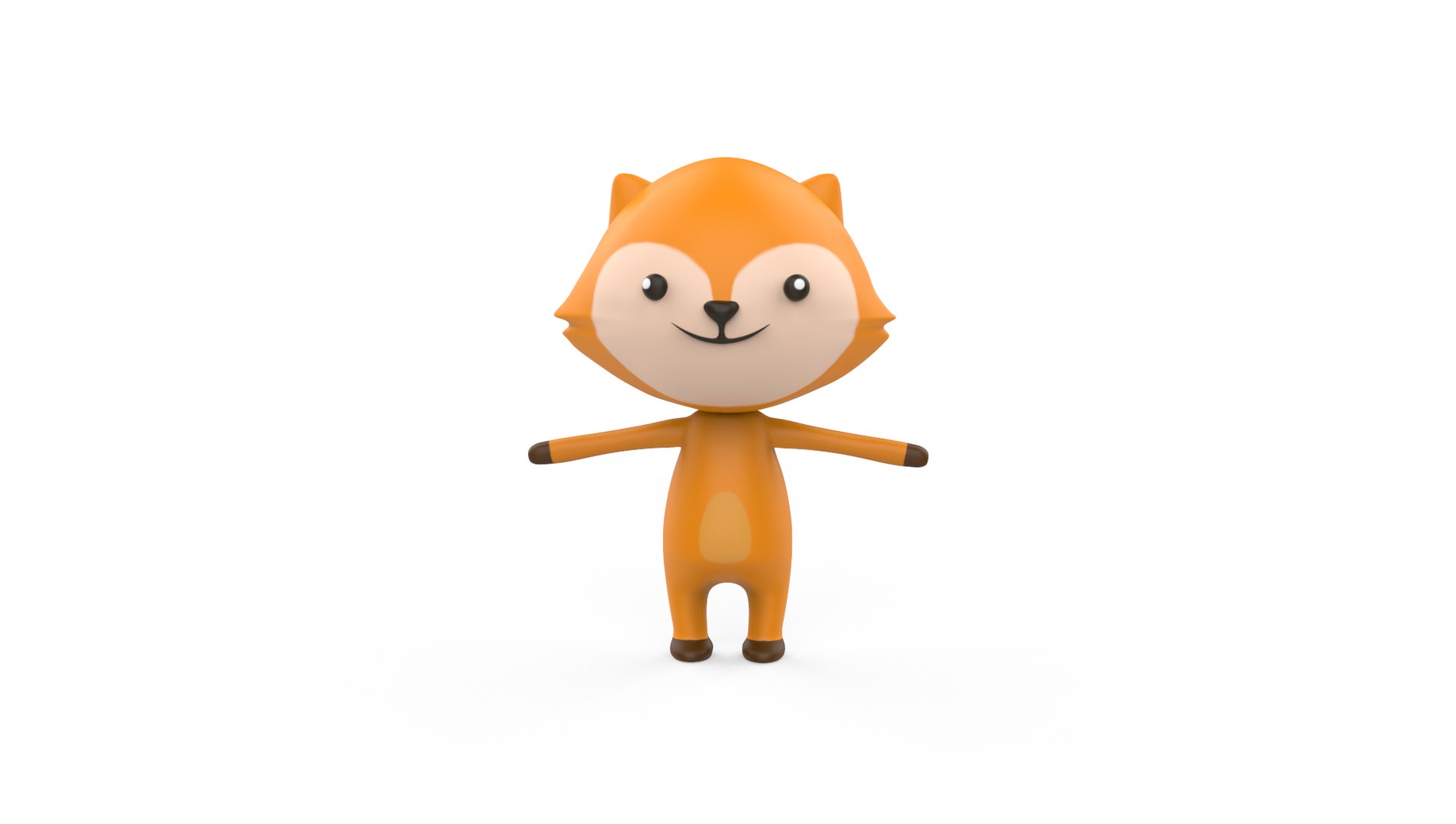 3D Stylized Character 001 Fox model - TurboSquid 2170983
