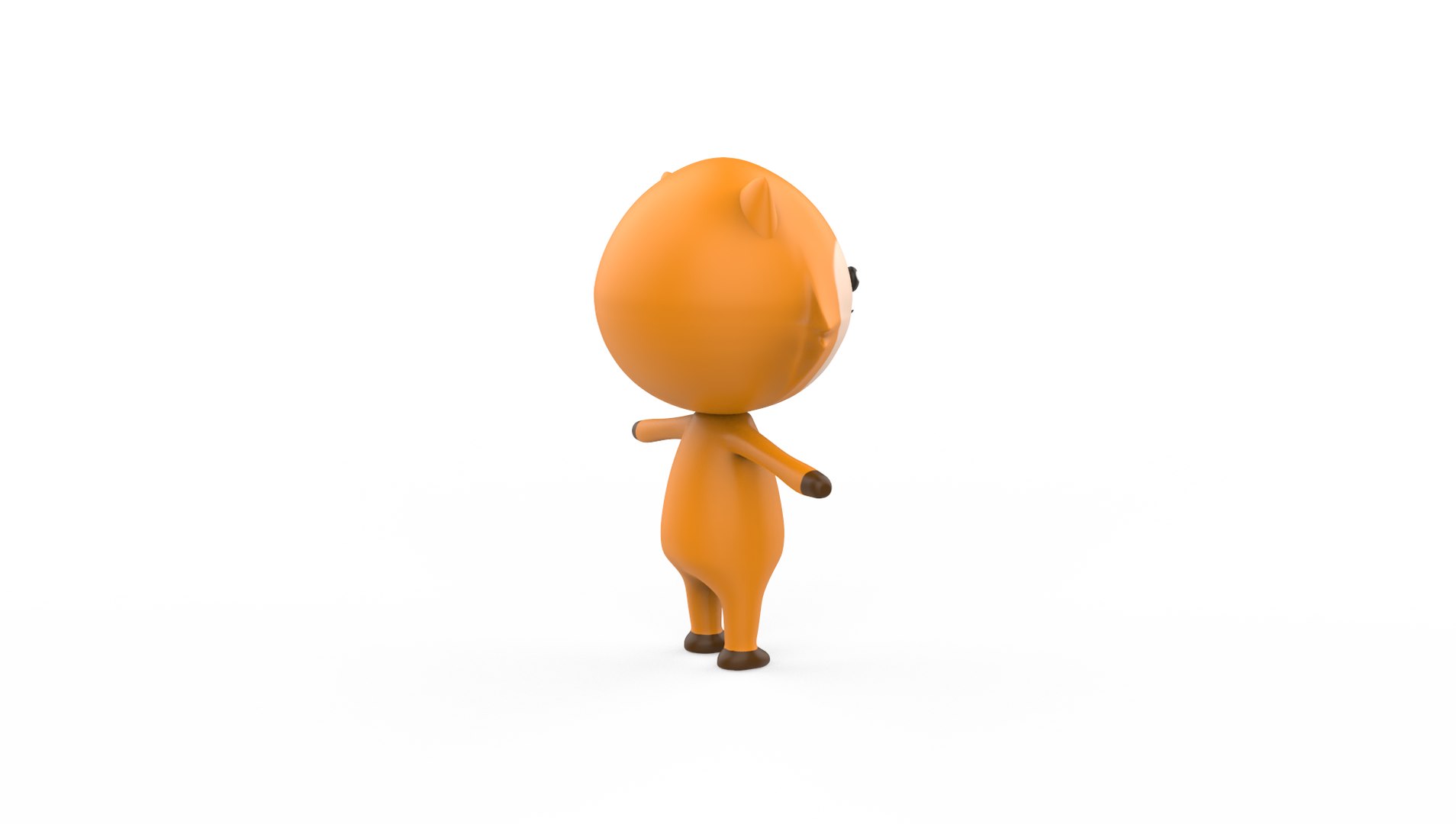 3D Stylized Character 001 Fox model - TurboSquid 2170983