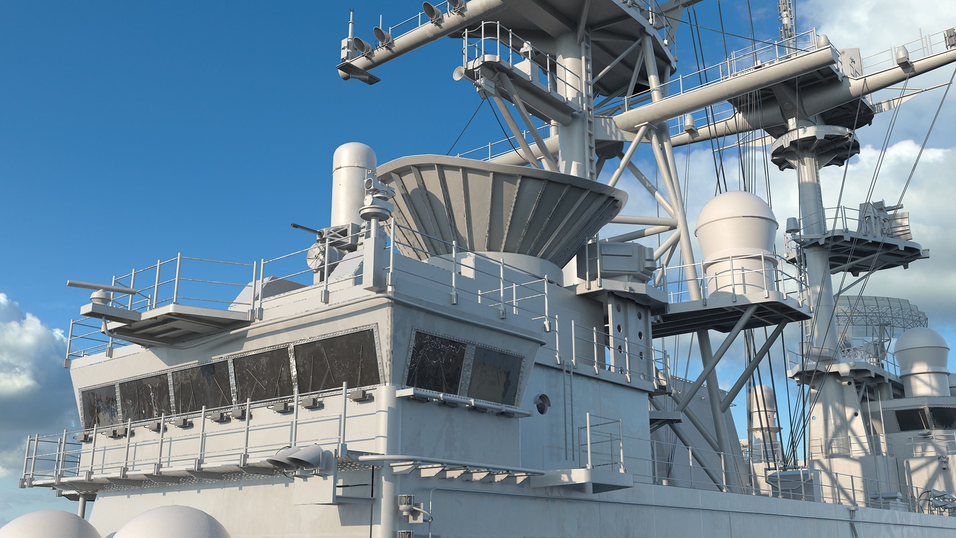 3D Model Military Ship Bridge - TurboSquid 1574344