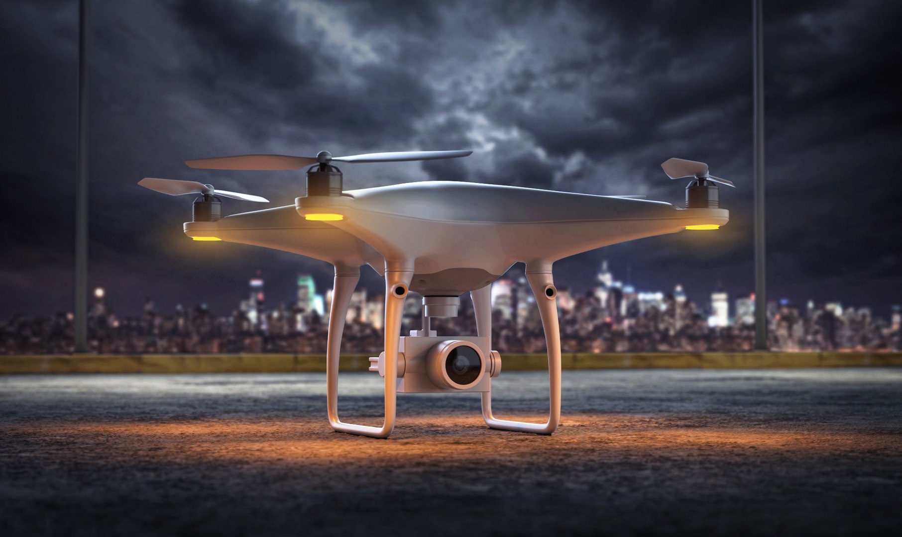 Dji Drone 3D Model - TurboSquid 1430208