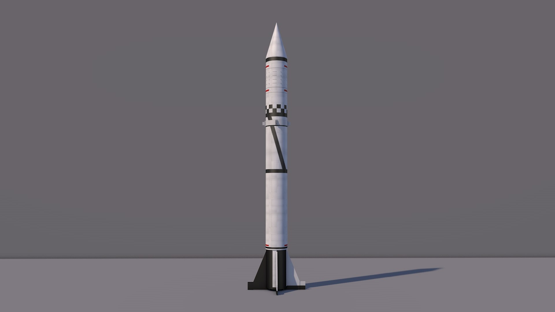 3D Model PGM-11 Redstone - TurboSquid 2093398