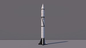 Misil Balístico 3D Modelos para Descargar | TurboSquid