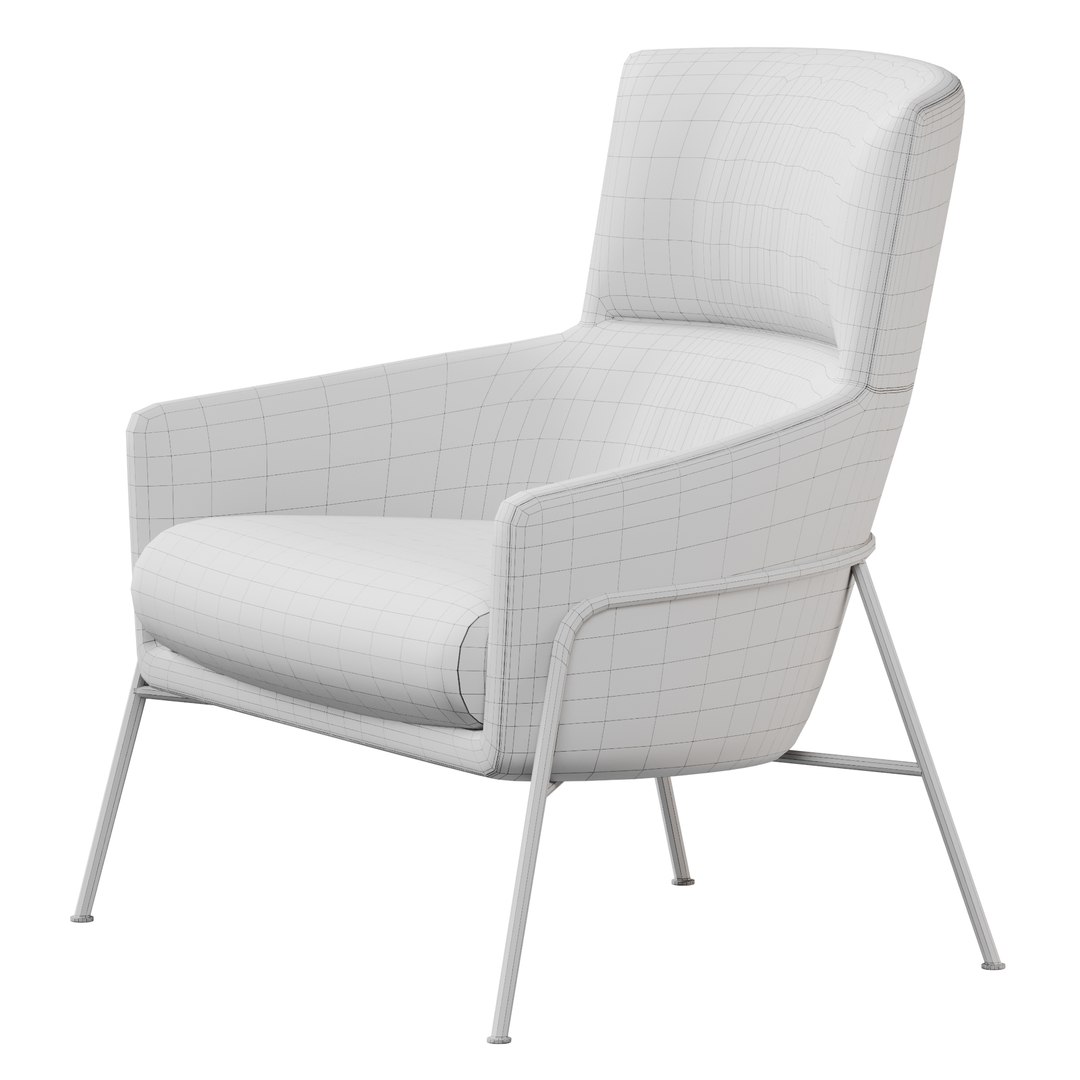 Adele Armchair By Twils 3D Model - TurboSquid 2123619