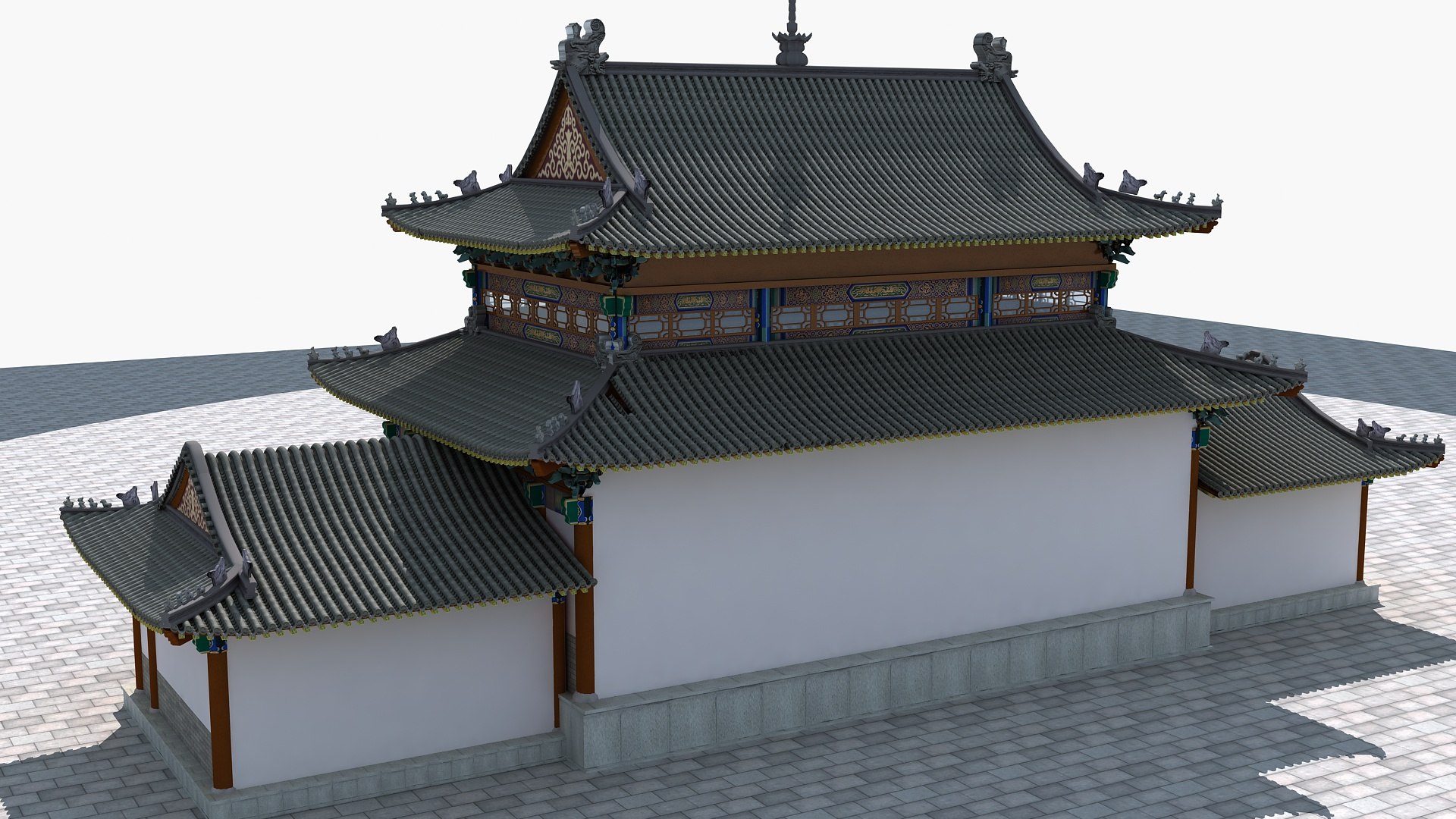 Ancient Hall 3D Model - TurboSquid 1671517