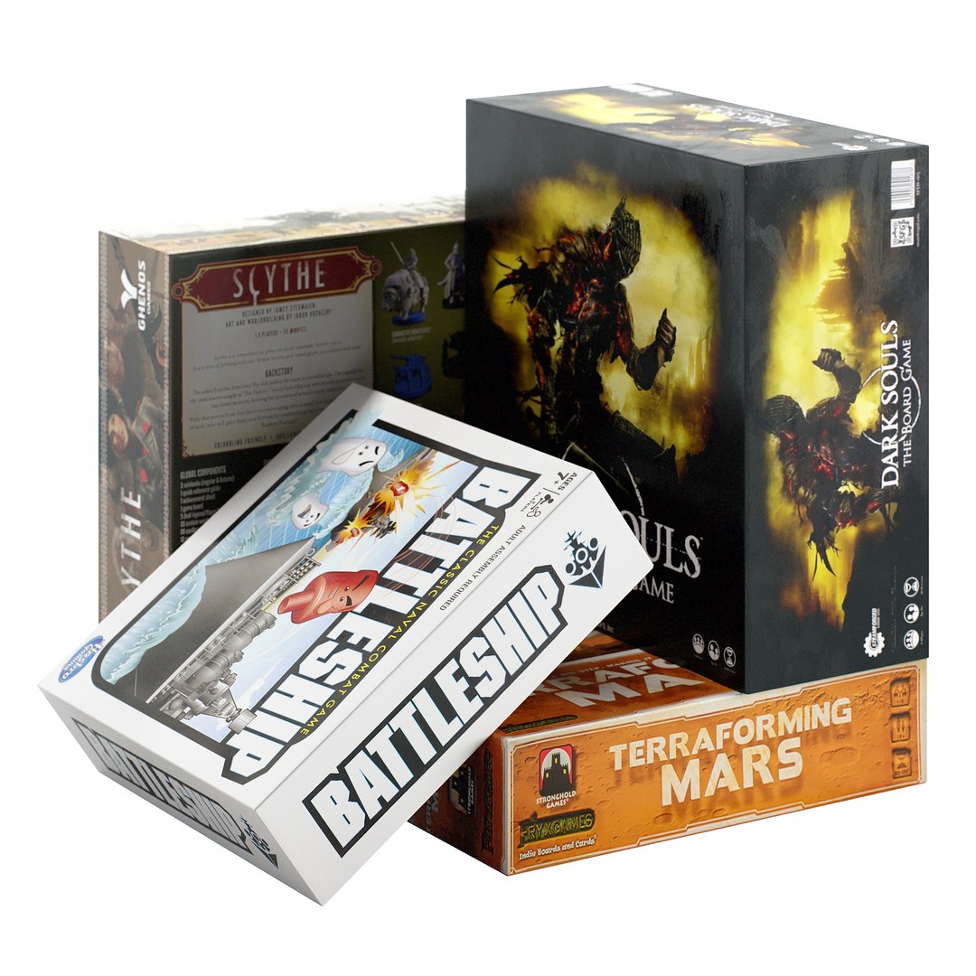 3D Board Games Pack 4 Model - TurboSquid 1983910