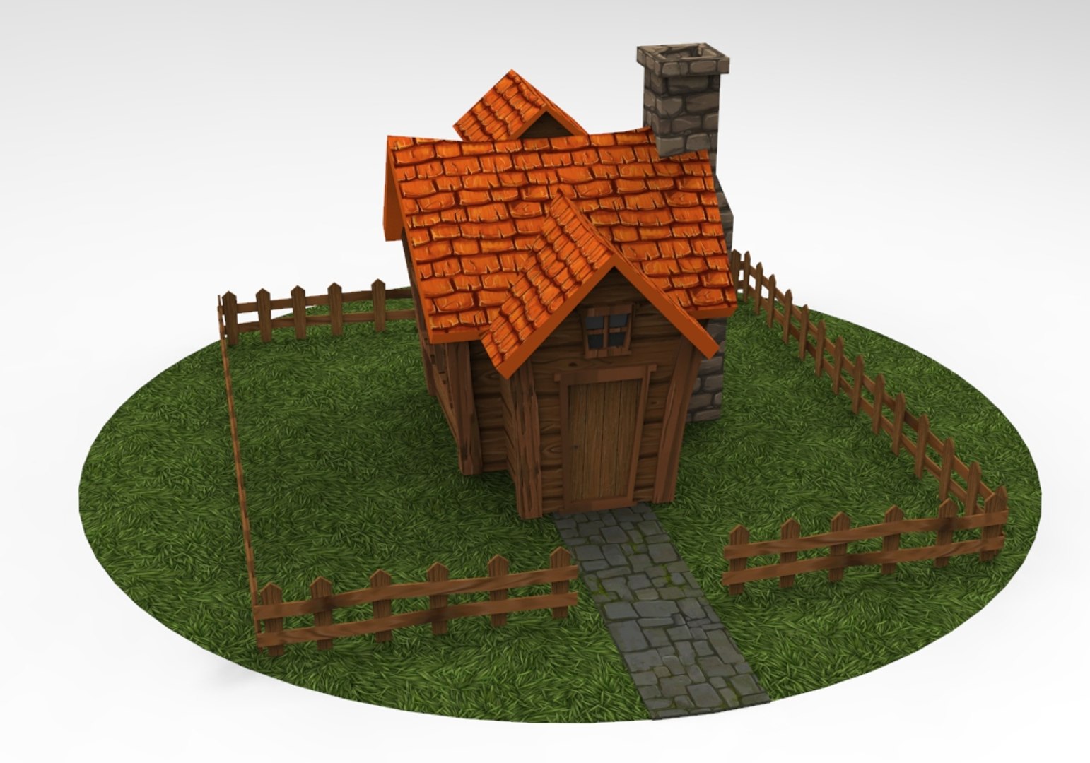 Cartoon House - Ready Model - TurboSquid 1309910