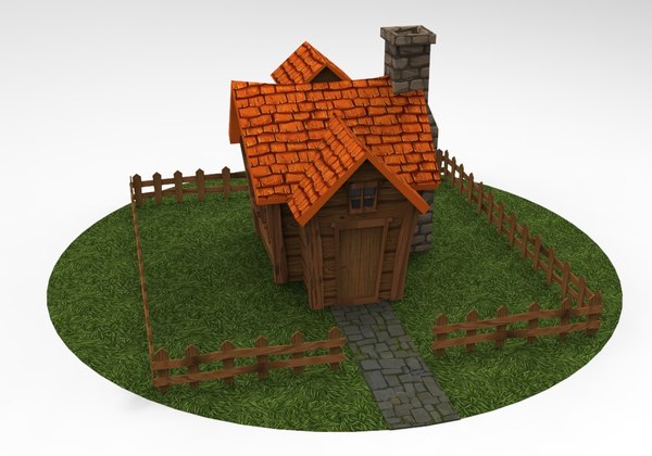 Casa Low Poly - Game Ready Modelo 3D - TurboSquid 1309910
