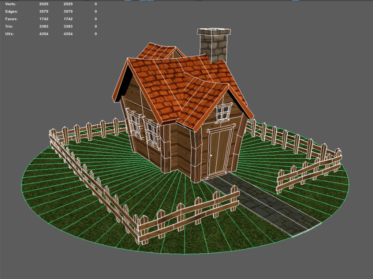 Cartoon House - Ready Model - TurboSquid 1309910