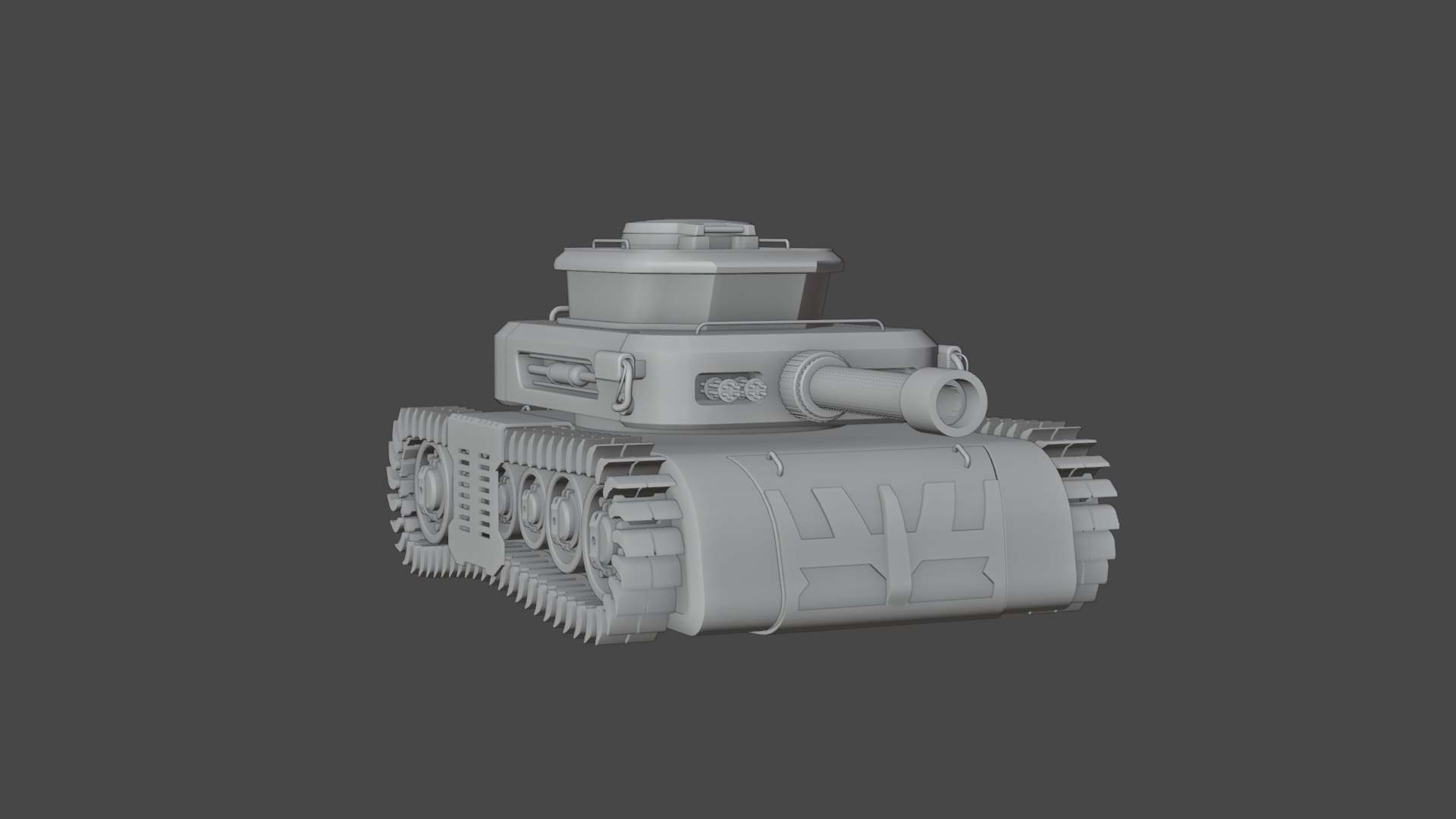 3D Low Poly Military Tank Game Asset Model With PBR Texture Model ...