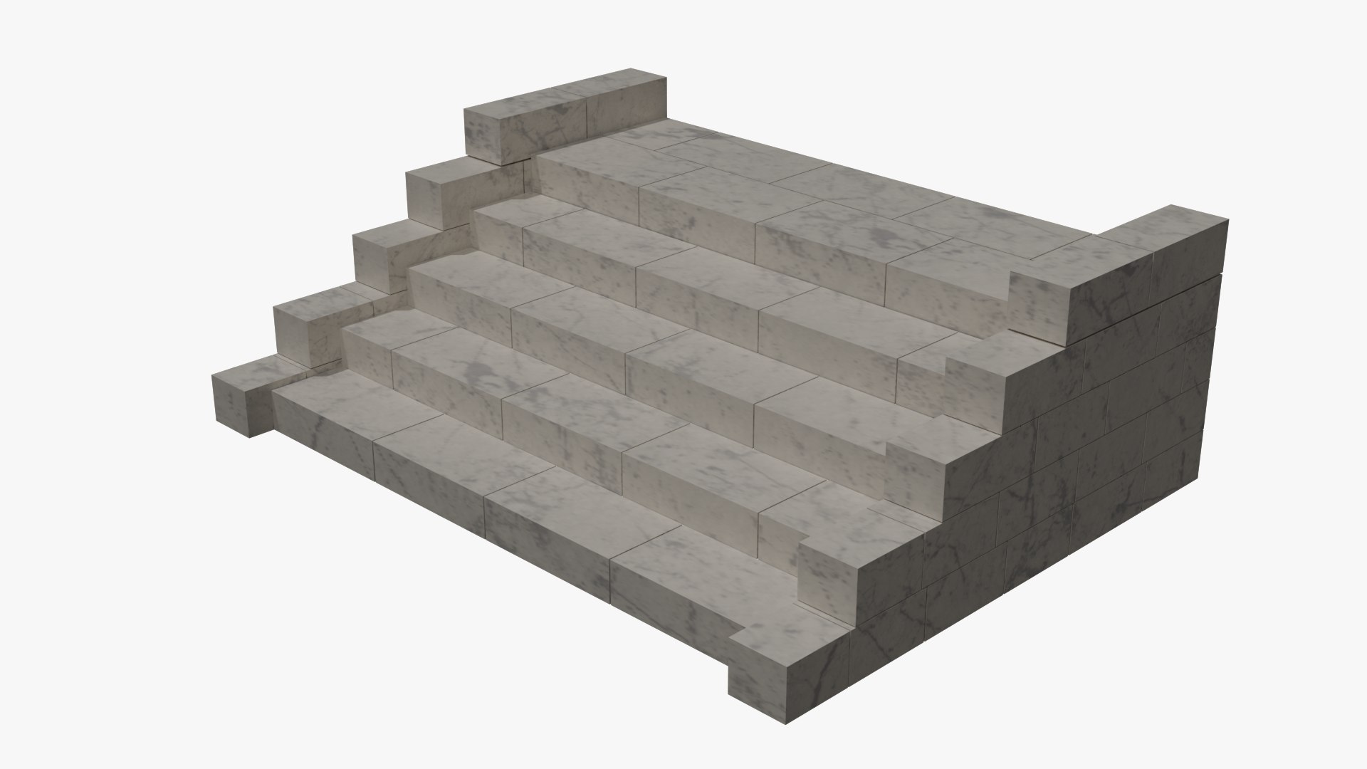 Rock Stairs 3D Model - TurboSquid 1817594