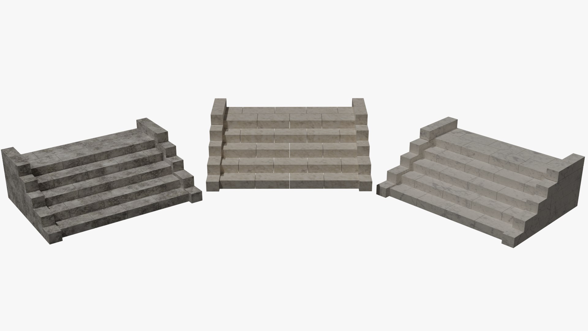 Rock Stairs 3D Model - TurboSquid 1817594
