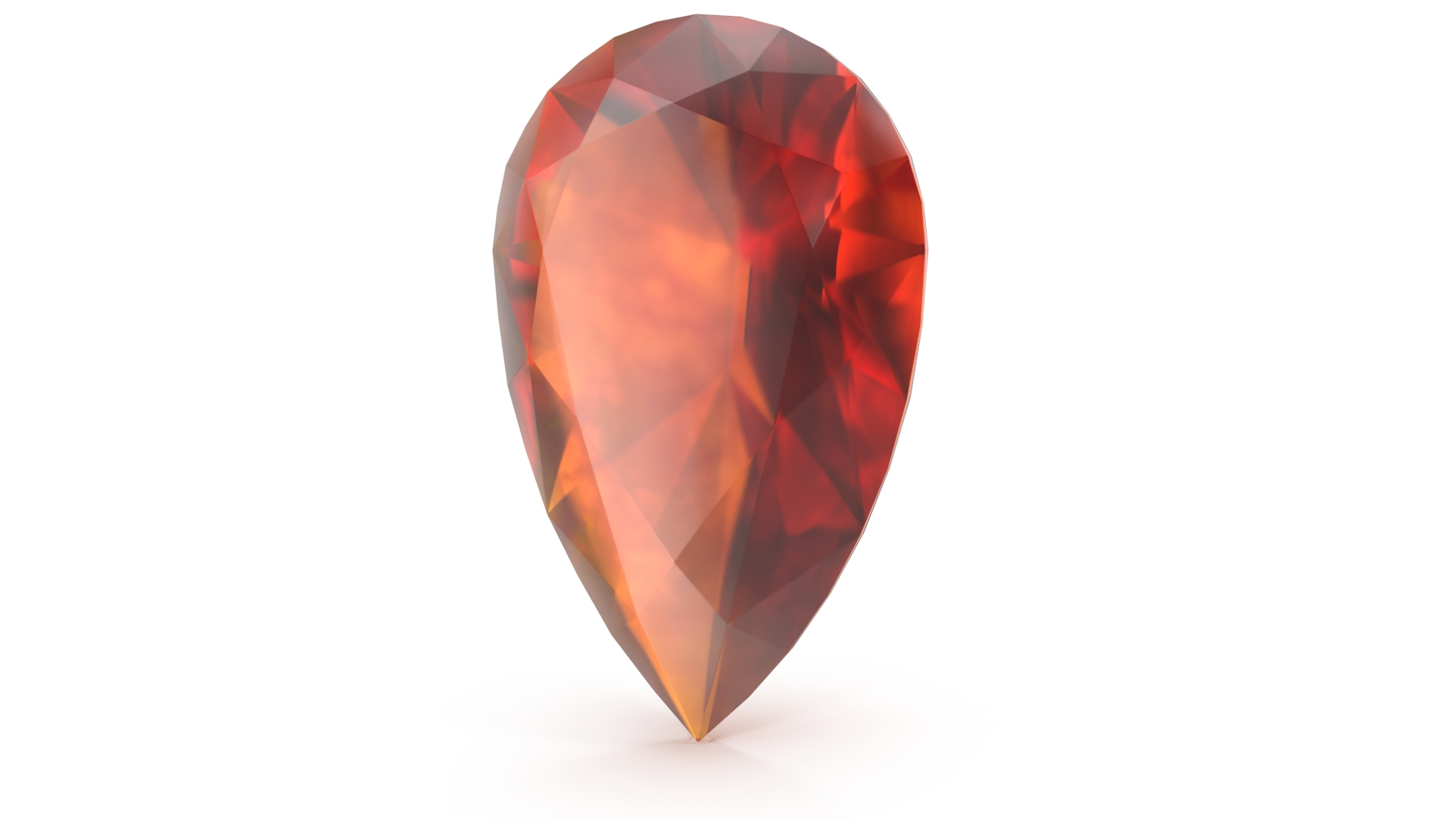 Pear Cut Amber 3D - TurboSquid 1867611