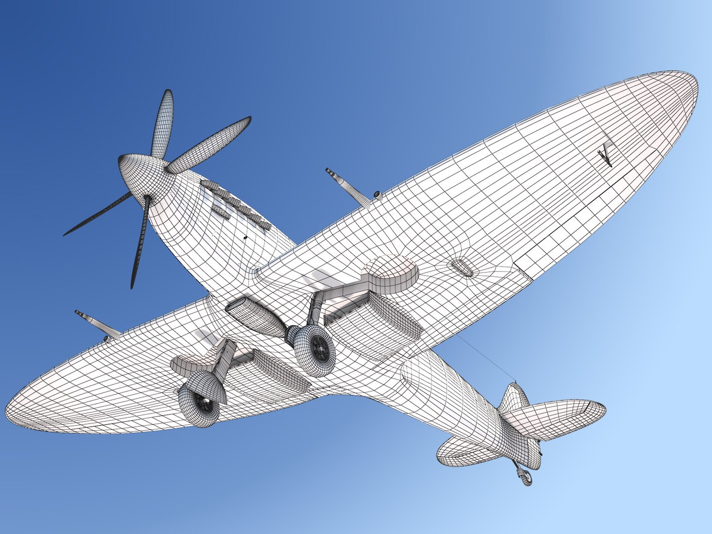 Supermarine spitfire 3D model - TurboSquid 1232267