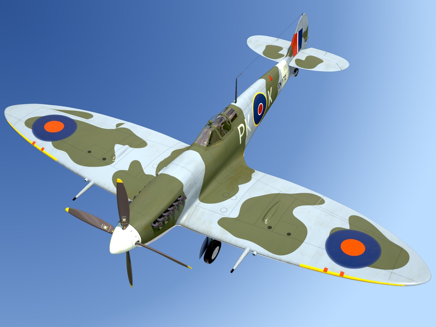 Supermarine Spitfire 3D Model - TurboSquid 1232267