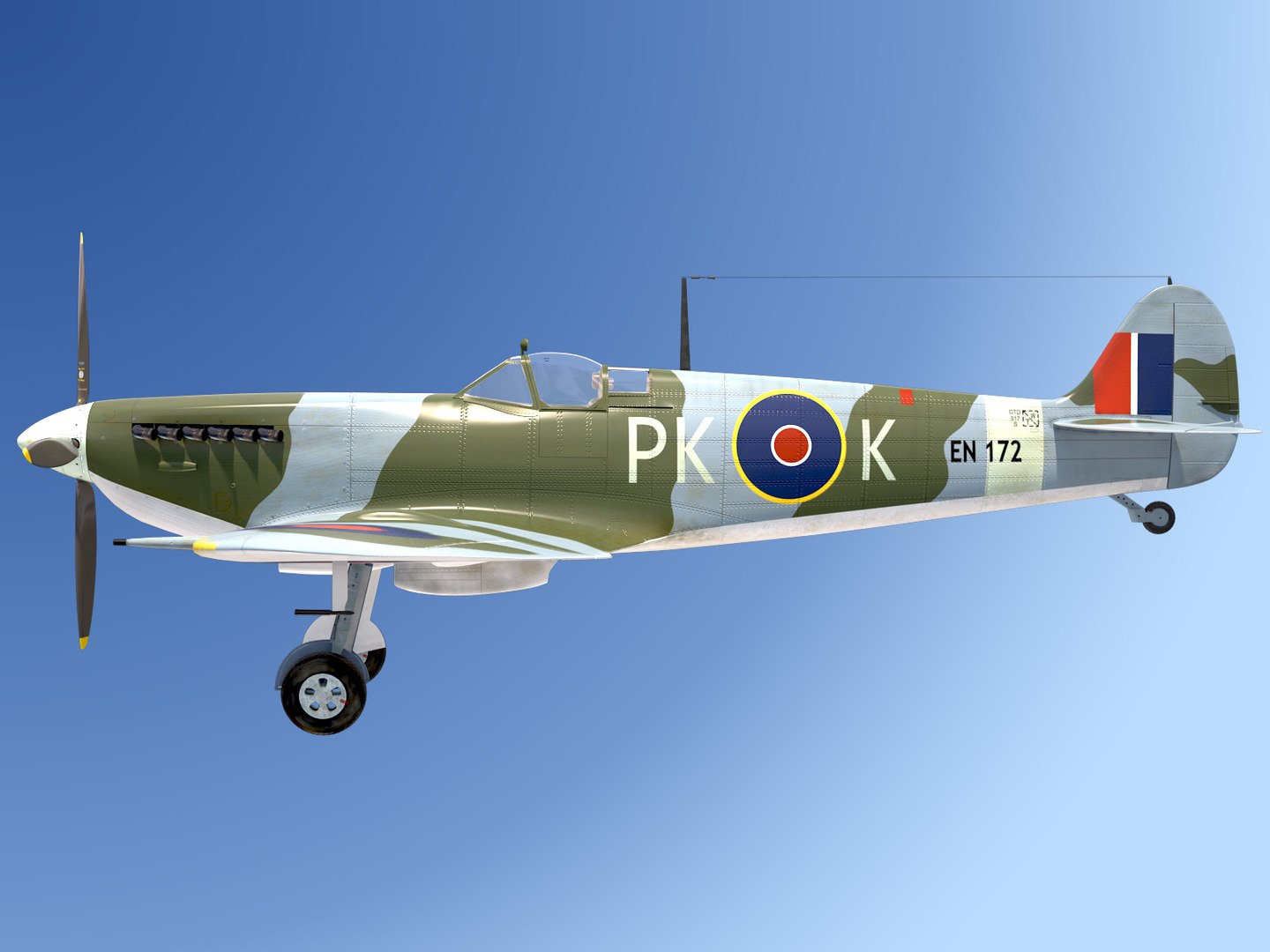 Supermarine Spitfire 3D Model - TurboSquid 1232267
