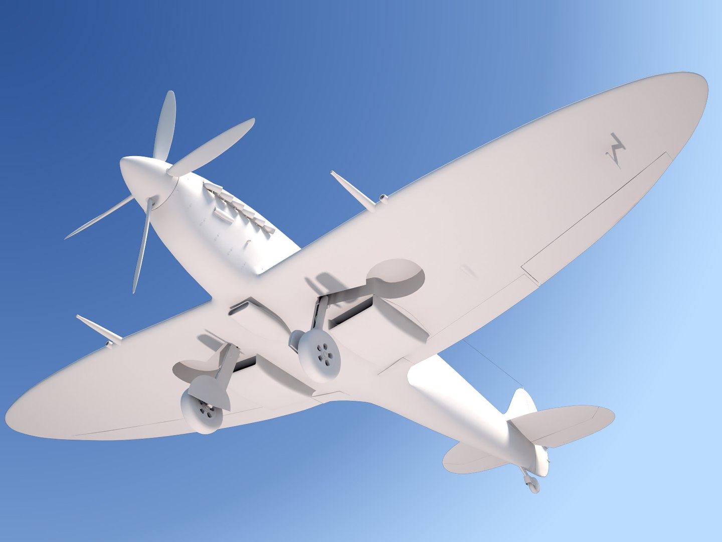 Supermarine spitfire 3D model - TurboSquid 1232267