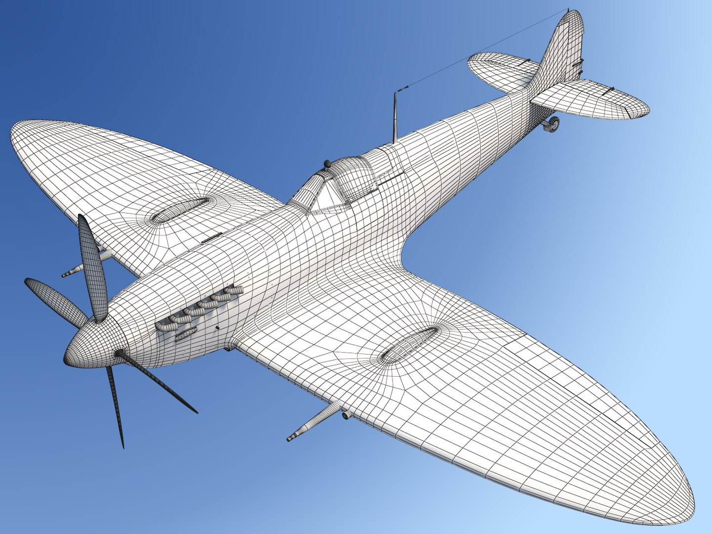 Supermarine spitfire 3D model - TurboSquid 1232267