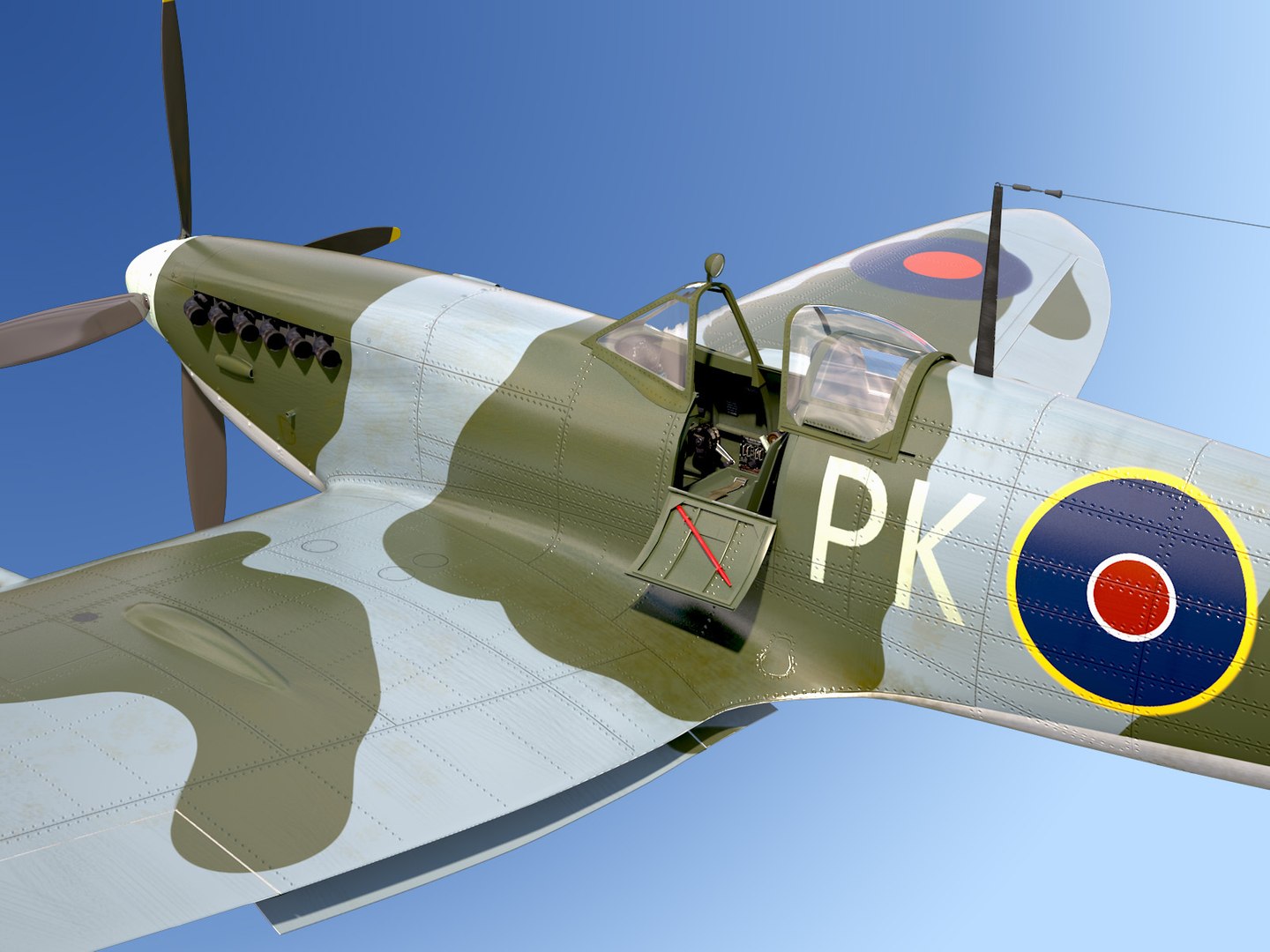 Supermarine Spitfire 3D Model - TurboSquid 1232267