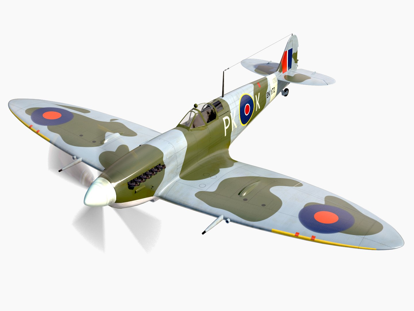 Supermarine Spitfire 3D Model - TurboSquid 1232267