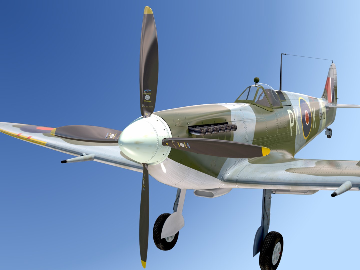 Supermarine spitfire 3D model - TurboSquid 1232267
