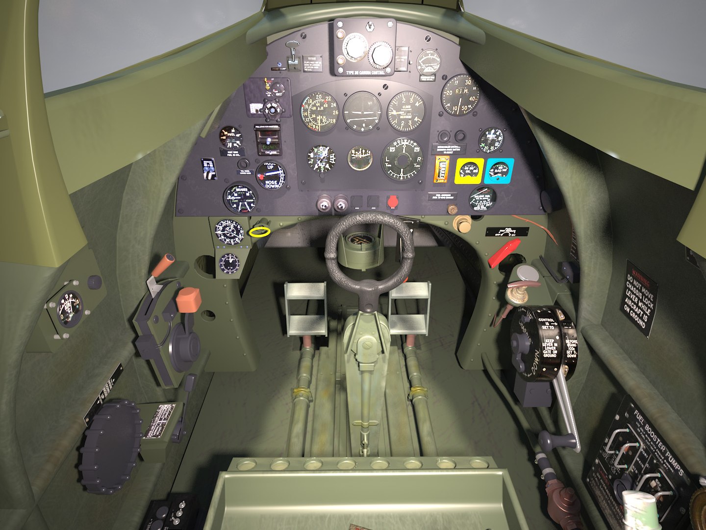 Supermarine Spitfire 3D Model - TurboSquid 1232267