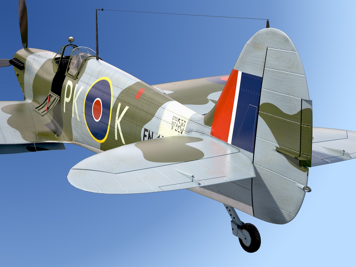 Supermarine Spitfire 3D Model - TurboSquid 1232267