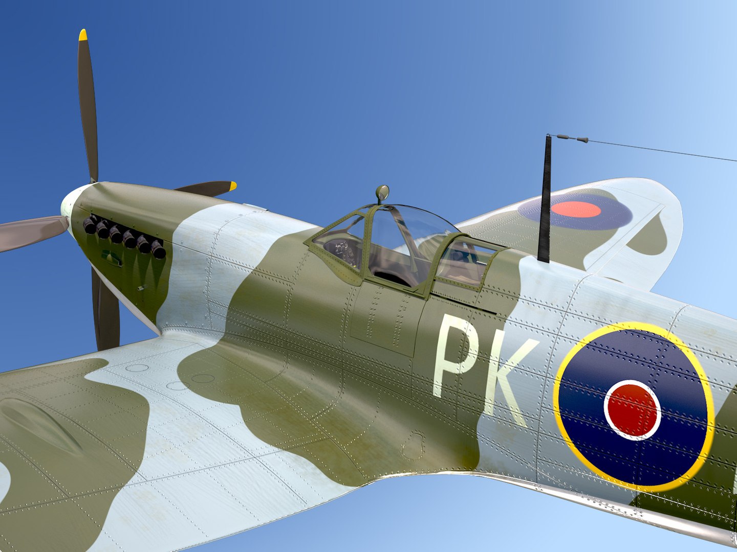 Supermarine spitfire 3D model - TurboSquid 1232267