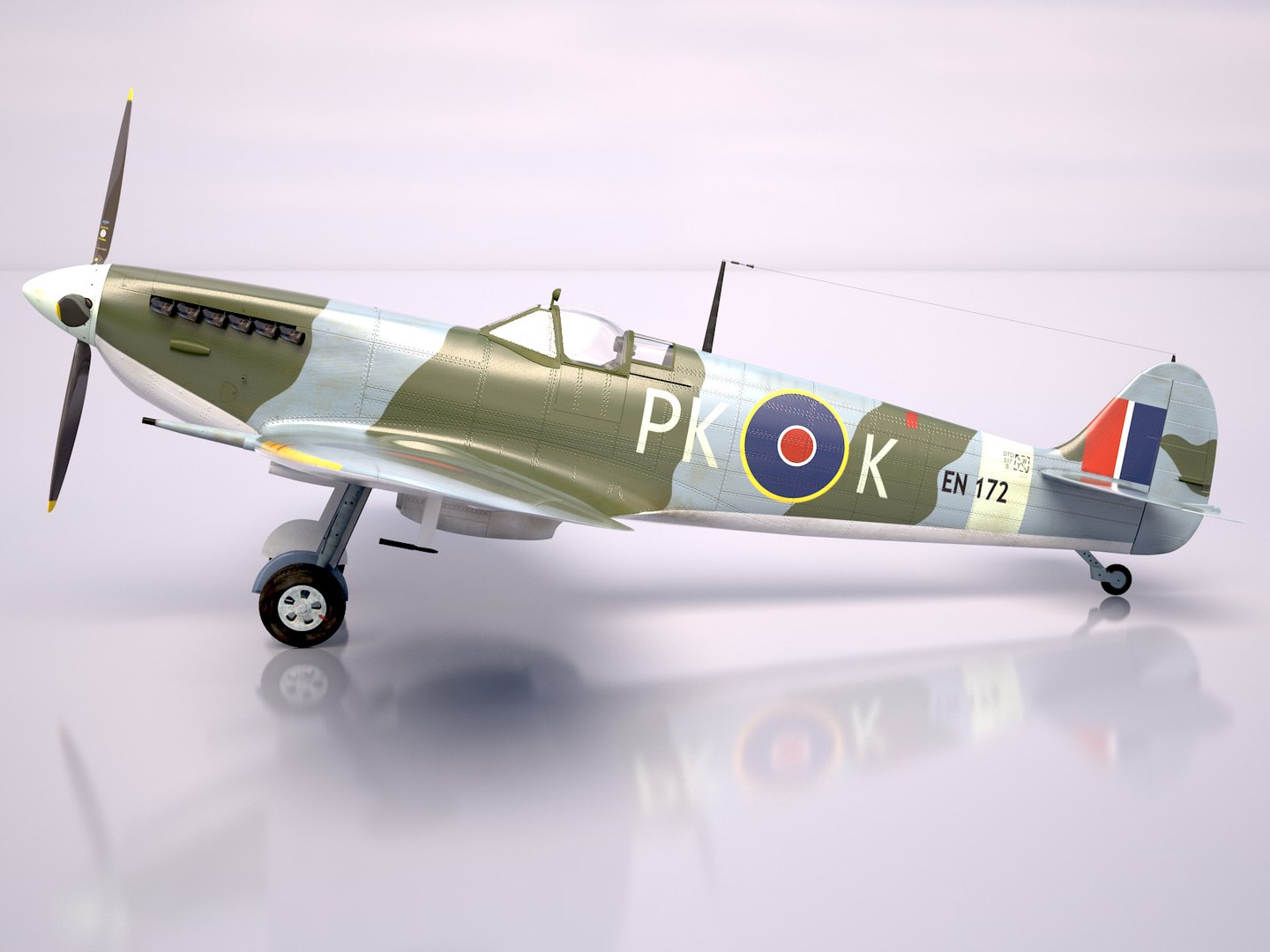 Supermarine spitfire 3D model - TurboSquid 1232267
