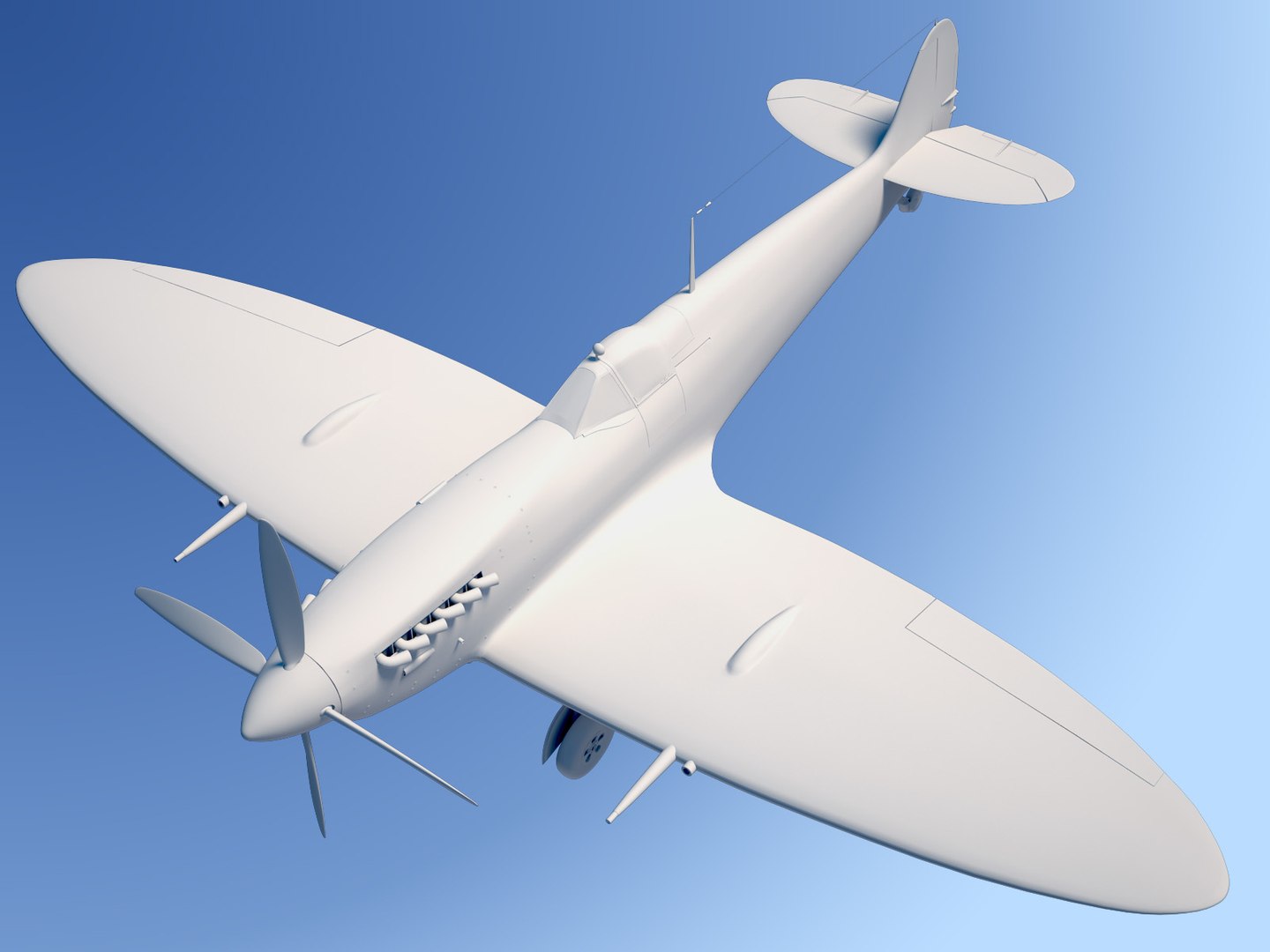 Supermarine Spitfire 3D Model - TurboSquid 1232267