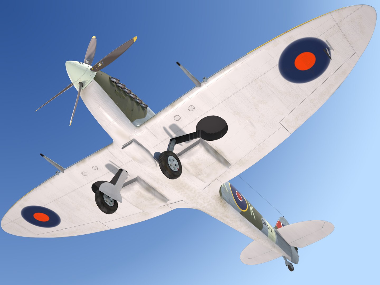 Supermarine spitfire 3D model - TurboSquid 1232267
