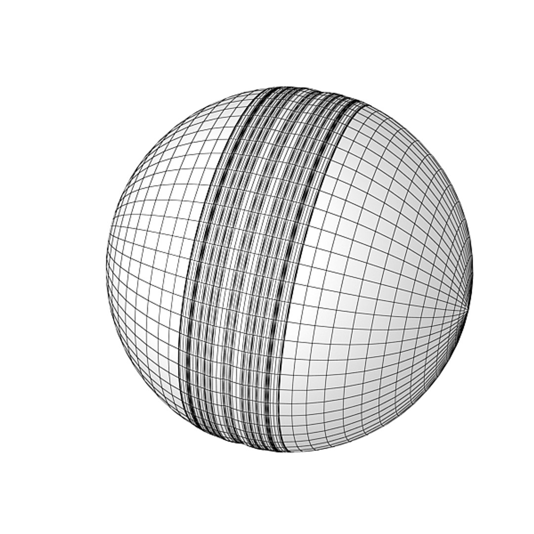 3D Model Cricket Ball White - TurboSquid 1536195