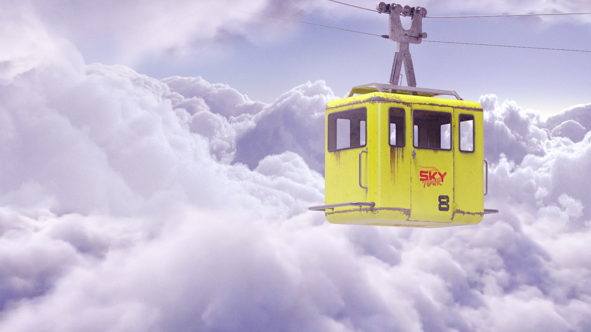 Ropeway Cabin 3D - TurboSquid 1515497