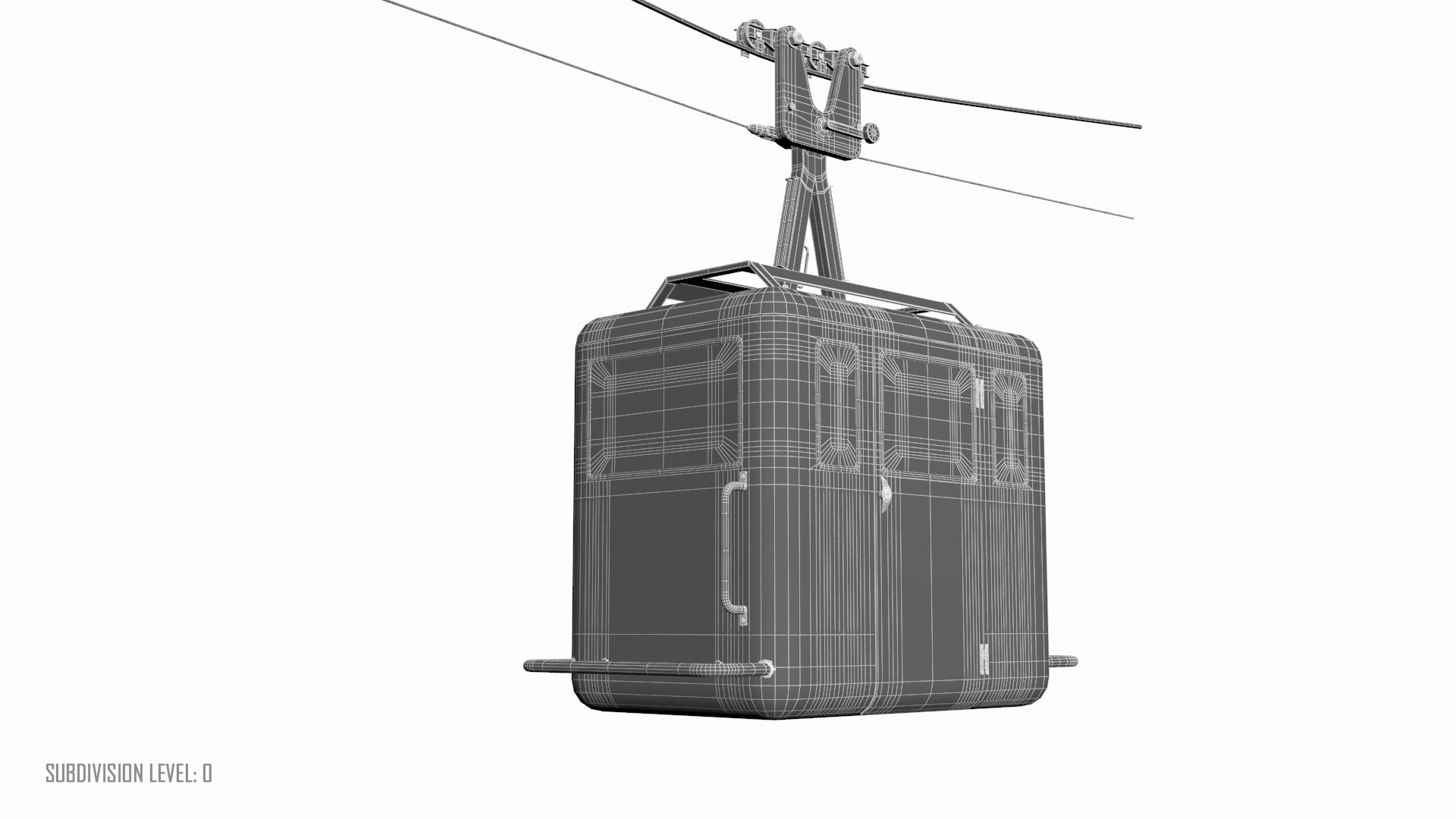 Ropeway Cabin 3D - TurboSquid 1515497