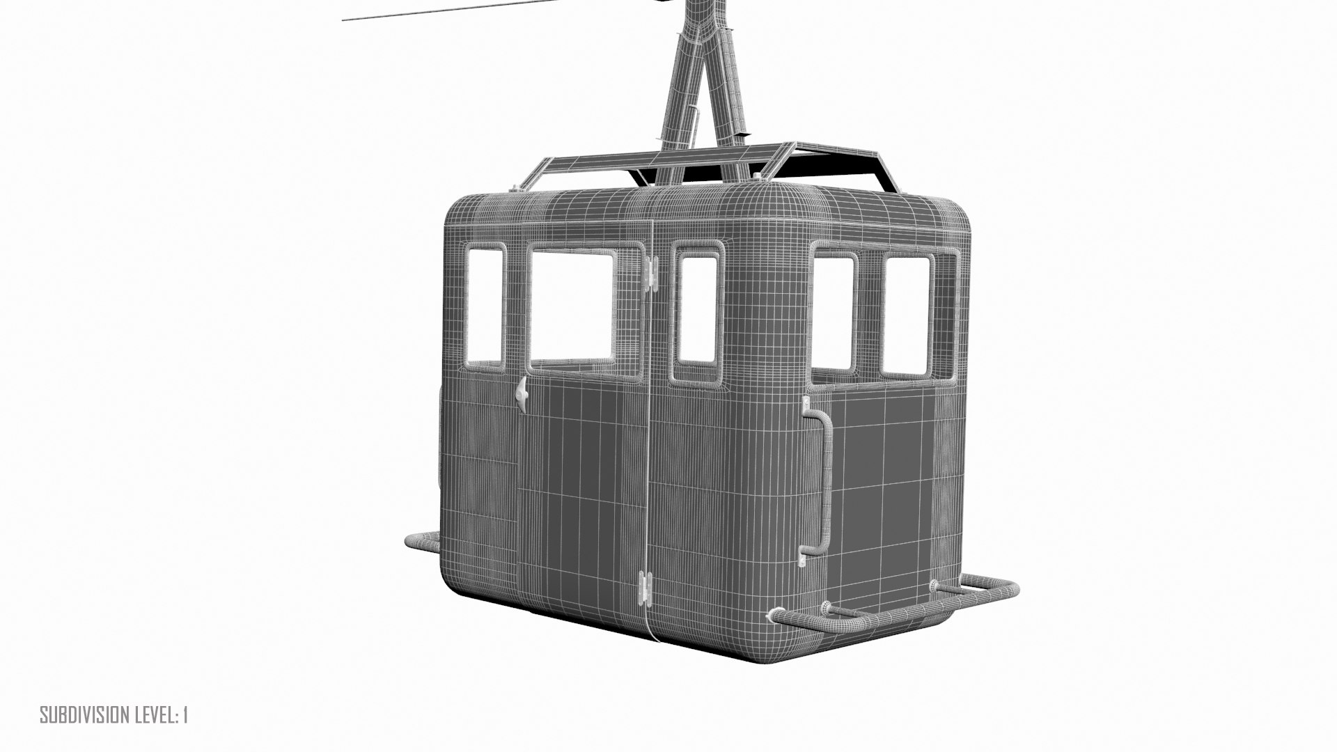 Ropeway Cabin 3D - TurboSquid 1515497