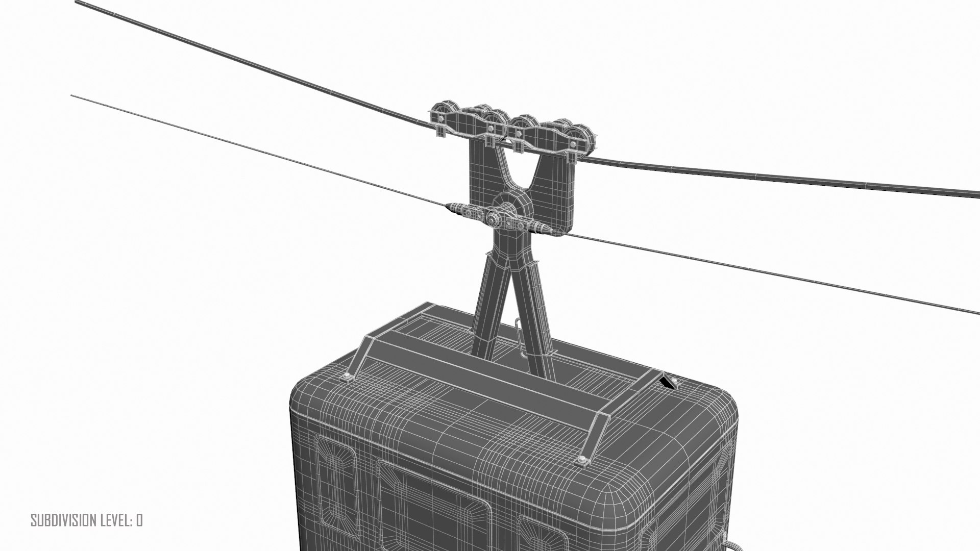 Ropeway Cabin 3D - TurboSquid 1515497