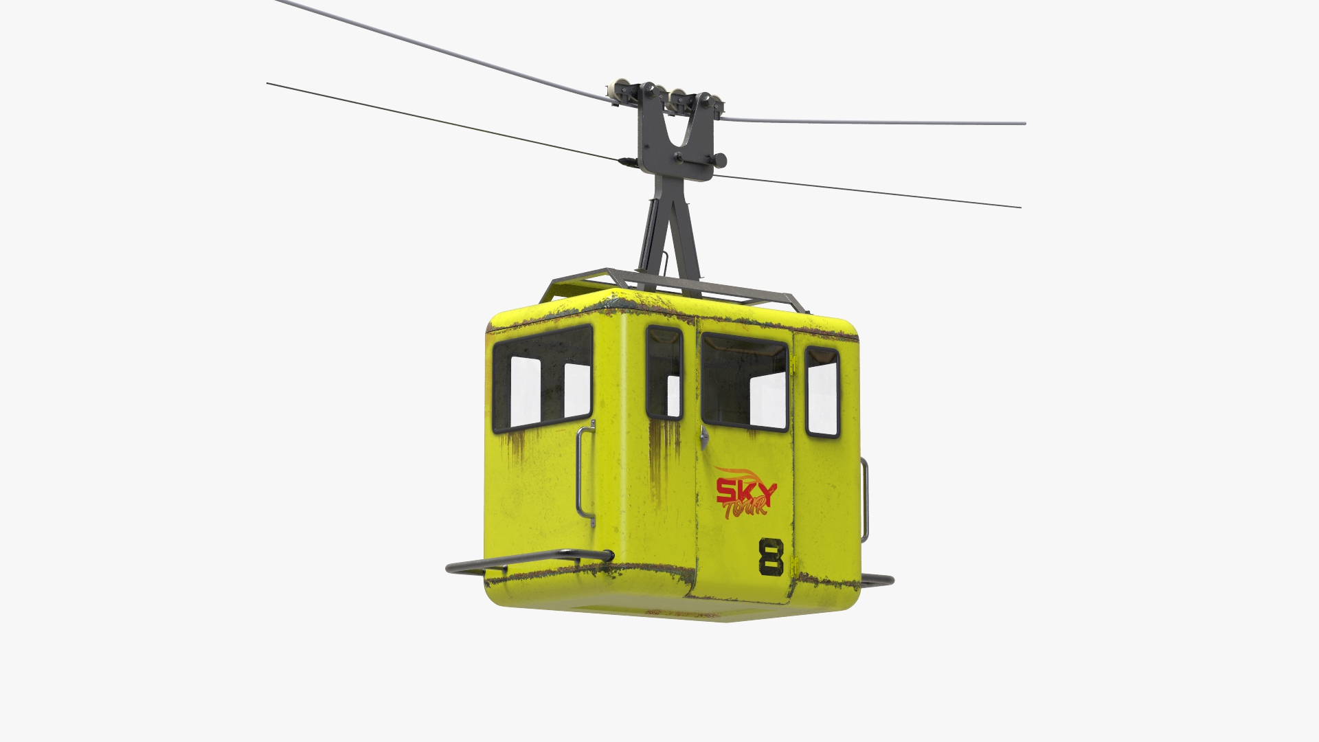 Ropeway Cabin 3D - TurboSquid 1515497