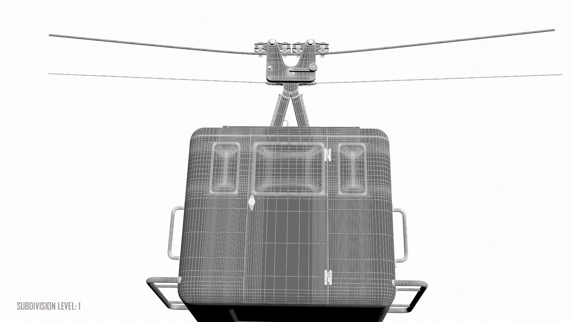 Ropeway Cabin 3D - TurboSquid 1515497