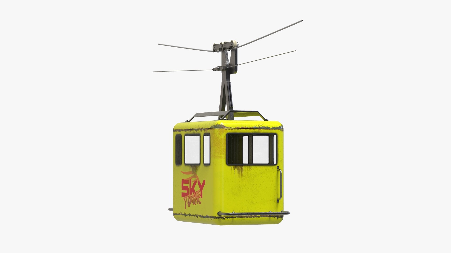 Ropeway Cabin 3D - TurboSquid 1515497