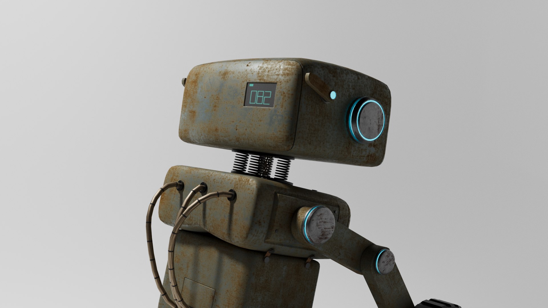 3D Model Wheeled Robot - TurboSquid 2257489