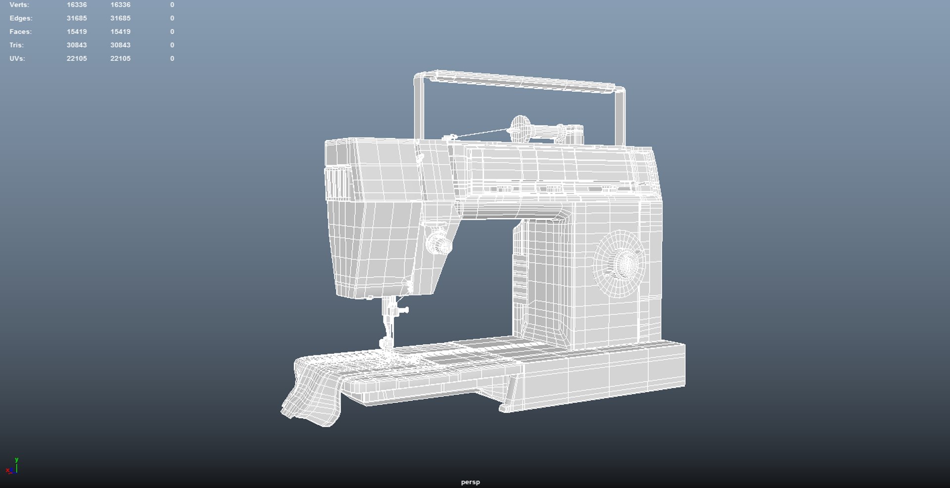 3D industrial sewing machine - TurboSquid 1160084